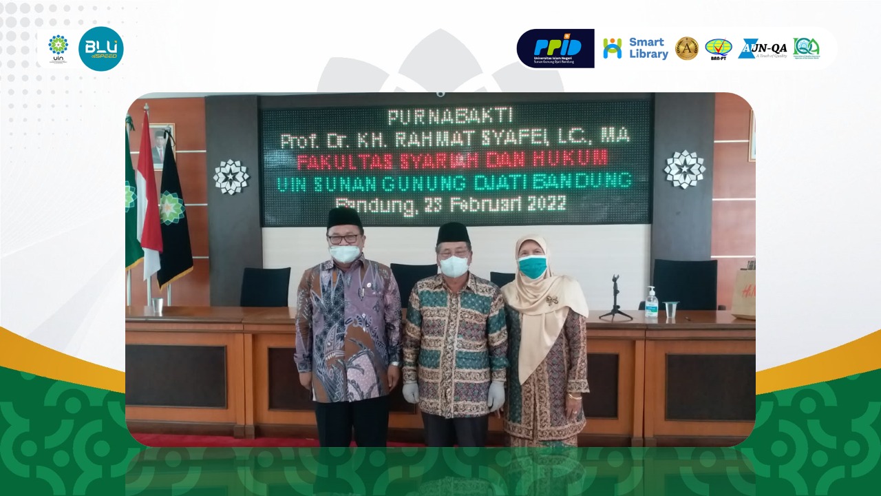 Purnabakti Prof Rahmat Syafei I Kesan Rektor, Pimpinan FSH & Teman ...