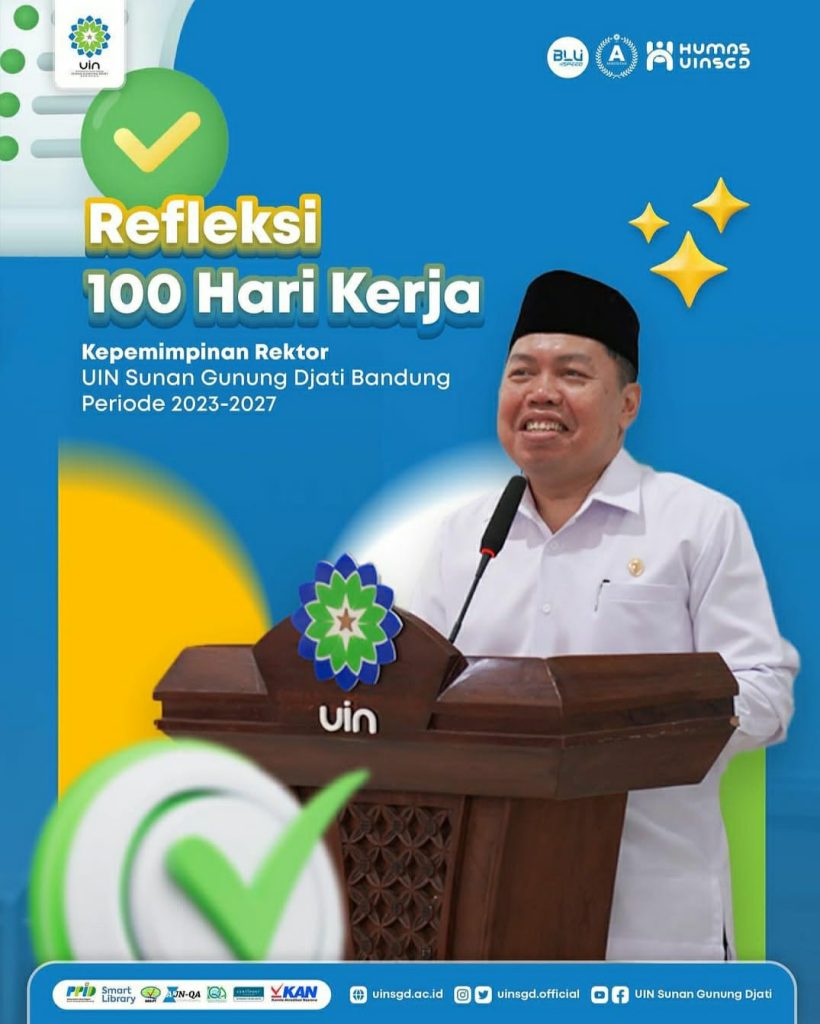 Refleksi 100 Hari Kerja Kepemimpinan Rektor UIN Sunan Gunung Djati Bandung Periode 2023-2027 ...