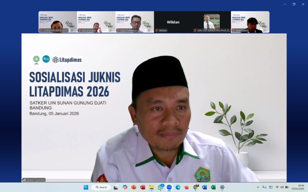 LP2M UIN Bandung Sosialisasikan Juknis Litapdimas 2026, Fokus pada Tema ...